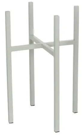 Bílý stojan na květináč Ego Dekor, výška 35 cm