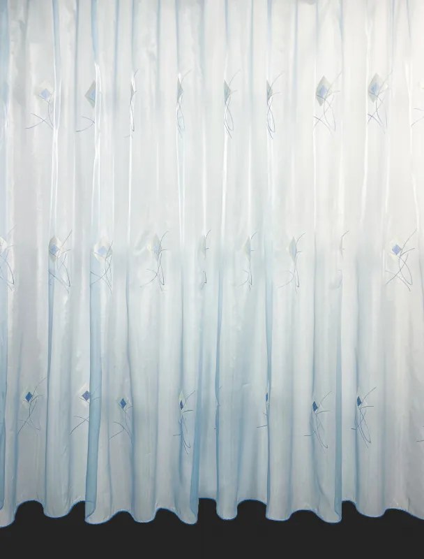 Organza látka /platno GLORIA 129-108 modrá