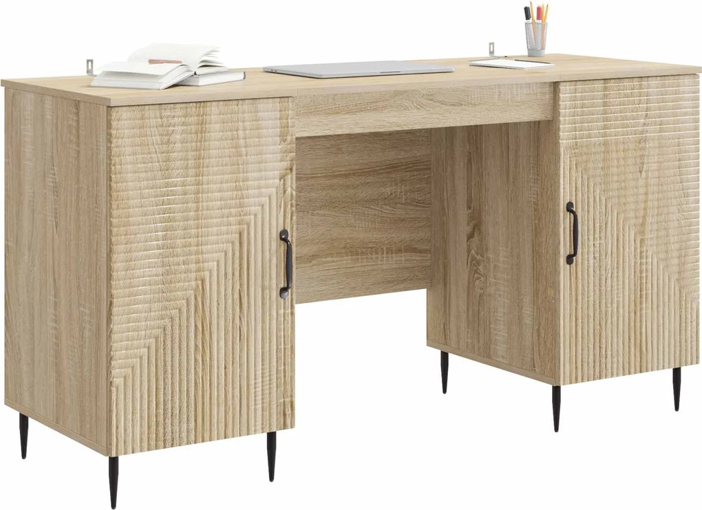 Stůl Dub sonoma 142,5 x 50 x 75 cm Kompozitní dřevo 3414605