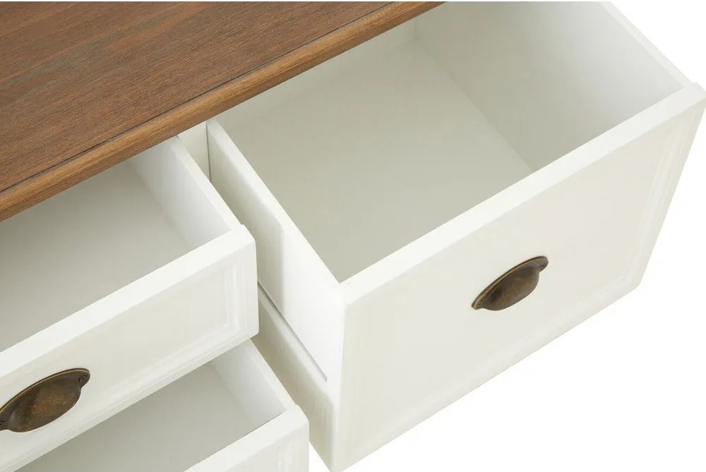 Bílý konferenční stolek v dekoru jedle 90x90 cm Hardwick – Premier Housewares