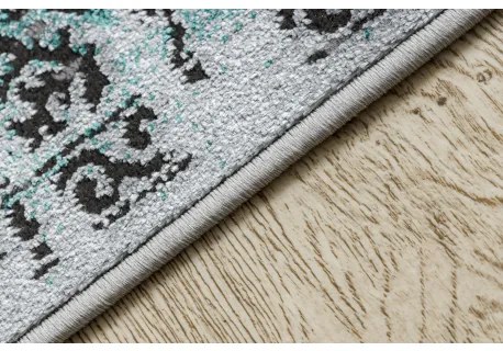 Moderní koberec DE LUXE 6754 Abstrakce Strukturální, zelená / šedá velikost 120x170 cm | krásné koberce cz
