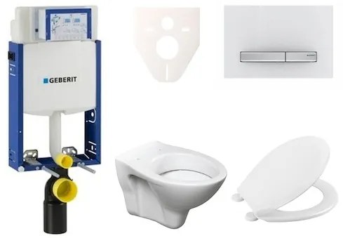 Cenově zvýhodněný závěsný WC set Geberit k zazdění + WC Ceramia S-Line Pro 110.302.00.5NR8