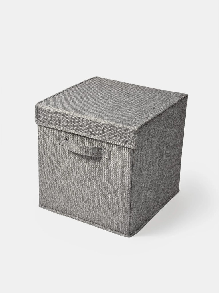 Sinsay - Skládací úložný box s rukojetí a víkem - šedá