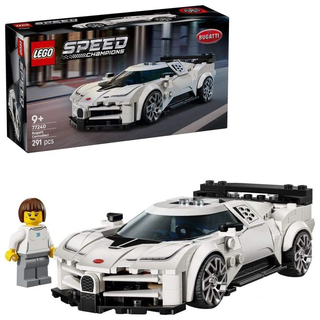 Lego speed champions 77240 hyper sportovní auto bugatti centodieci 5702017816081