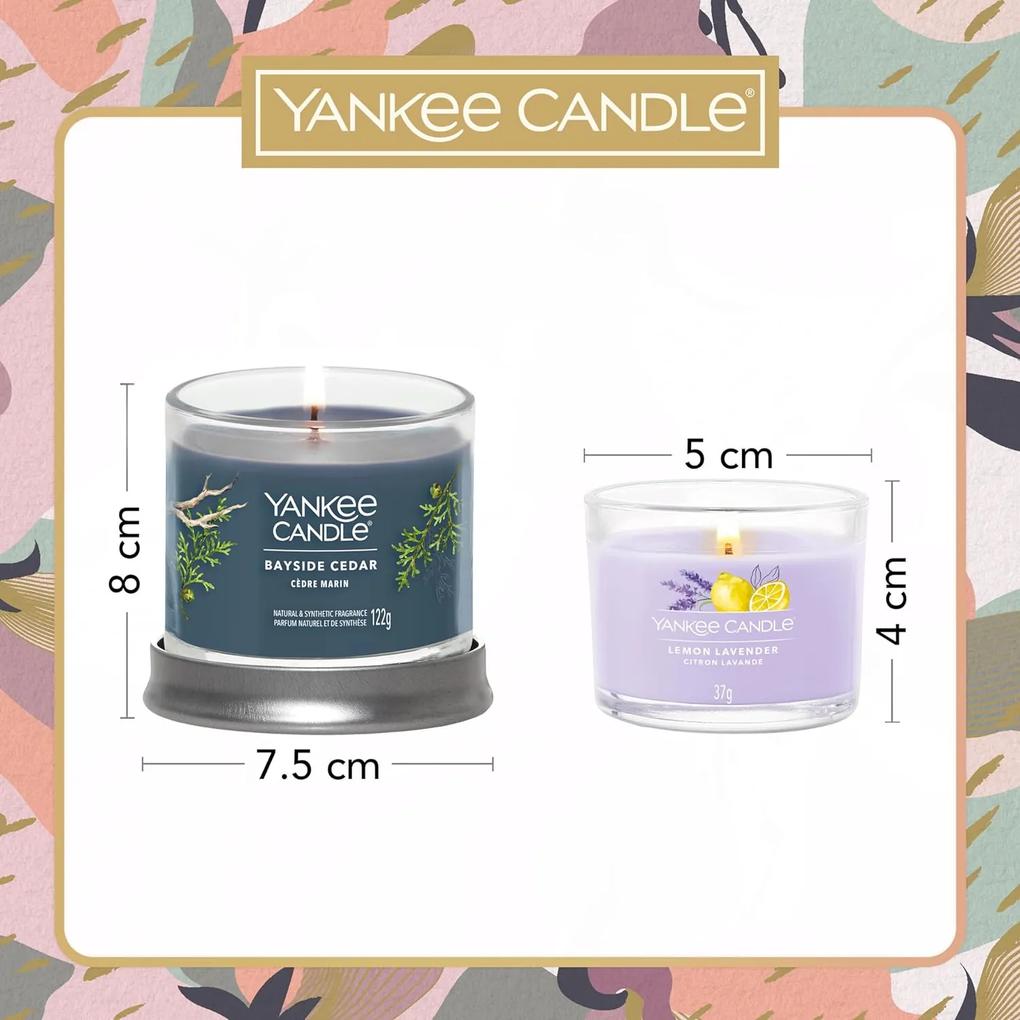 Dárková sada: Yankee Candle Dárkový set 1x Tumbler Malá Svíčka a 3x votivní svíčka ve skle