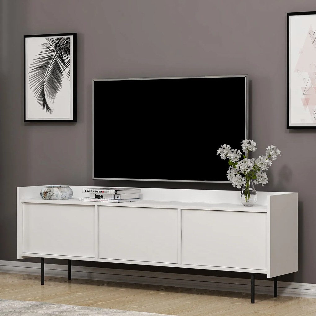 Kalune design TV stolek ATLAS bílý