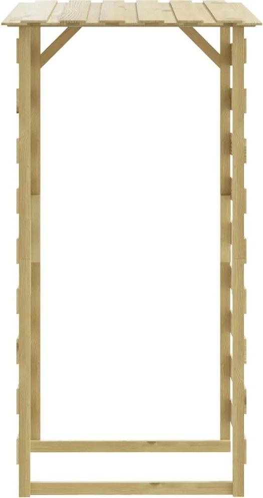 Pergoly se střechou 4 ks 100x90x200 cm impregnovaná borovice 3096650