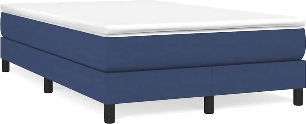 Rám postele s boxspringem modrá 120x200 cm textil 3120506