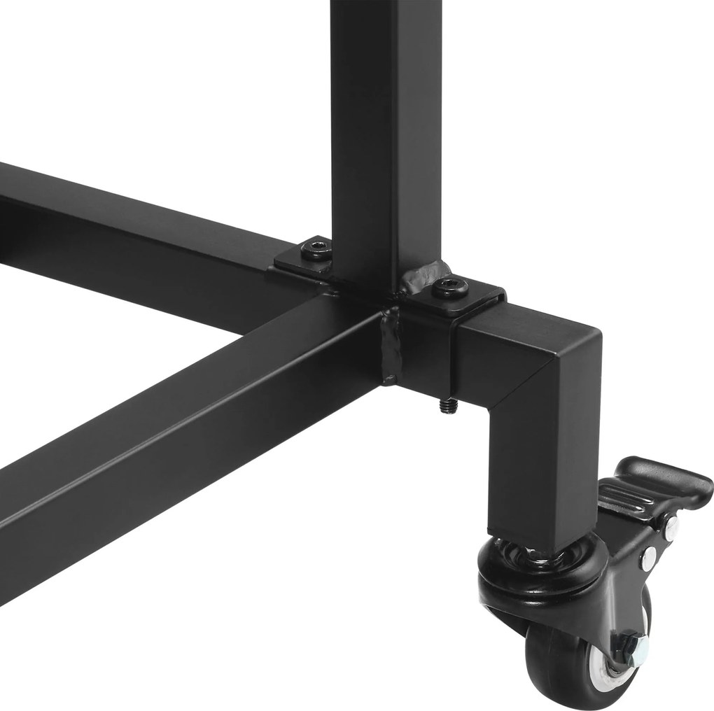 Stojan na oblečení Líska 150 cm - černá