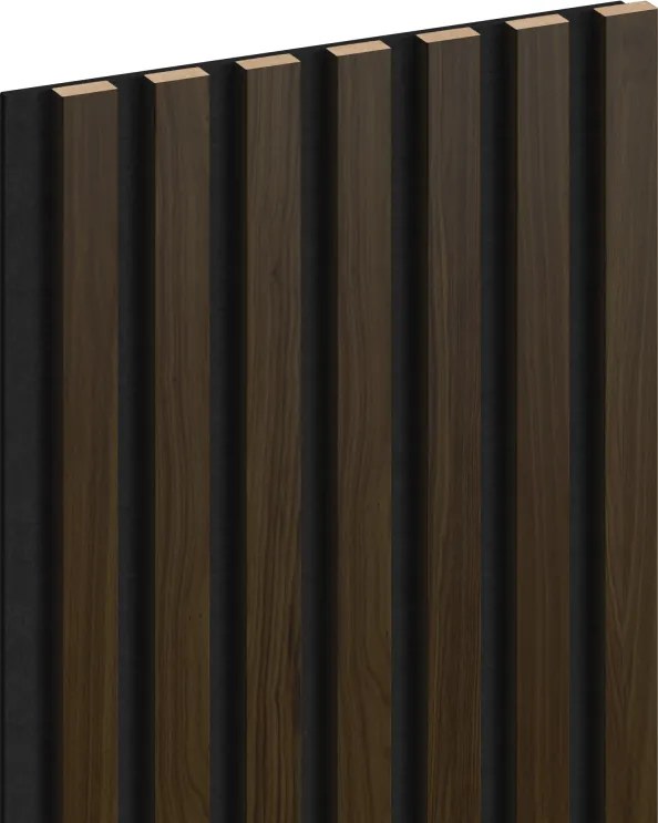 Mexen Lam-F, akustické stěnové lamely 275 × 31,5 cm, filc 6 mm, wenge, S105-275317-2812-071