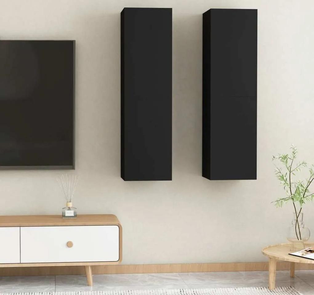 vidaXL TV stolky 2 ks 30,5x30x110 cm kompozitní dřevo [826681] Barva: dub sonoma