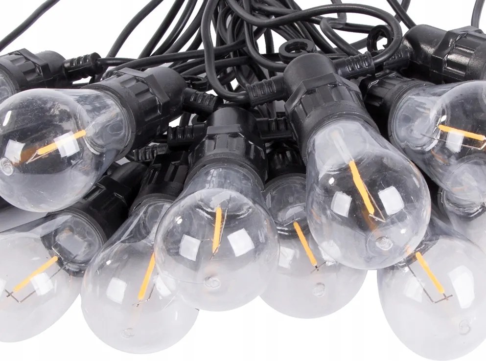 LED světelná zahradní girlanda LUCENT, 20 m