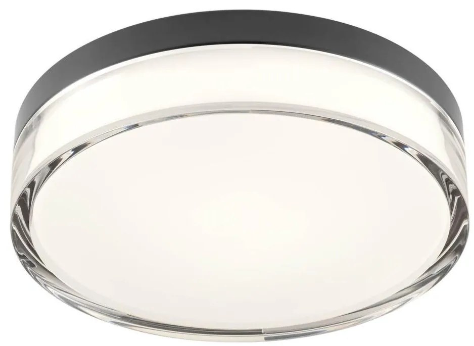Redo 01-3735 - LED Stropní svítidlo FRISBI LED/12W/230V 3000/4000K IP44 černá