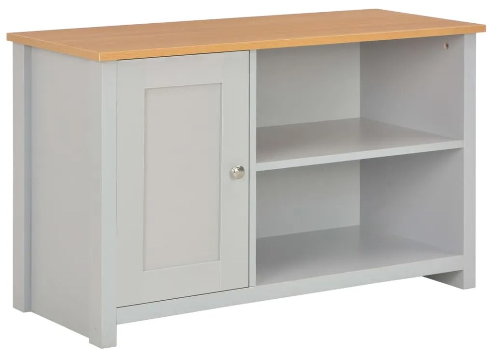 TV stolek šedý 95 x 39 x 58 cm 283739