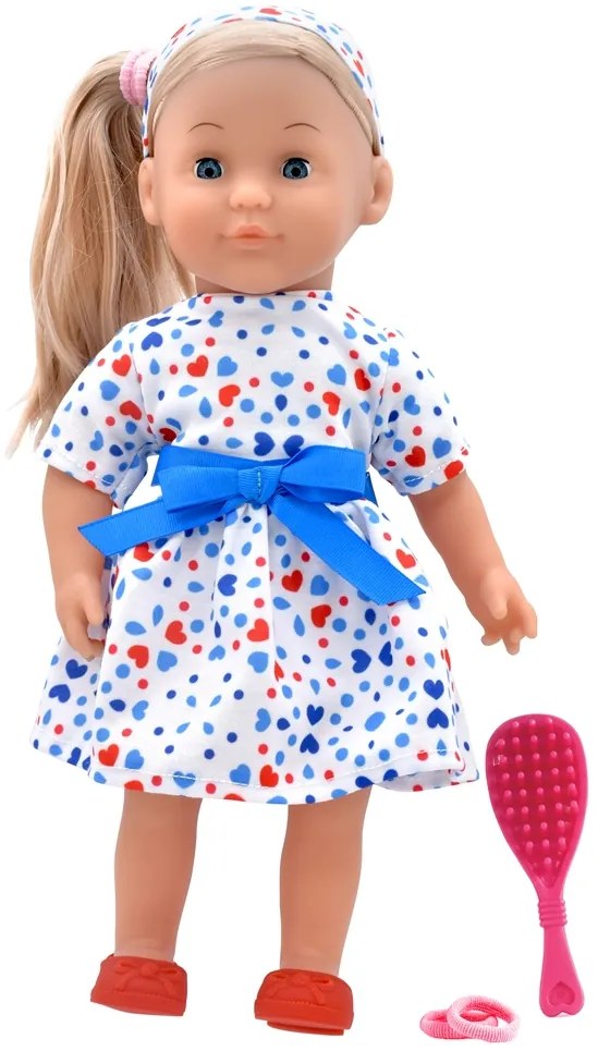 Dolls World - Módní panenka Charlotte - 36 cm: Bílá trikolóra