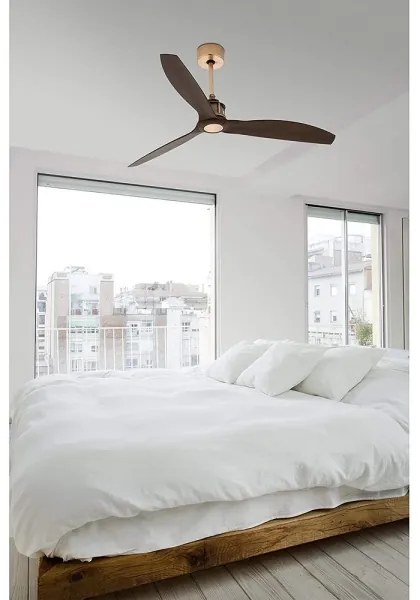 FARO 33423-Stropní ventilátor JUST FAN hnědá/měděná pr. 81 cm + dálkové ovládání