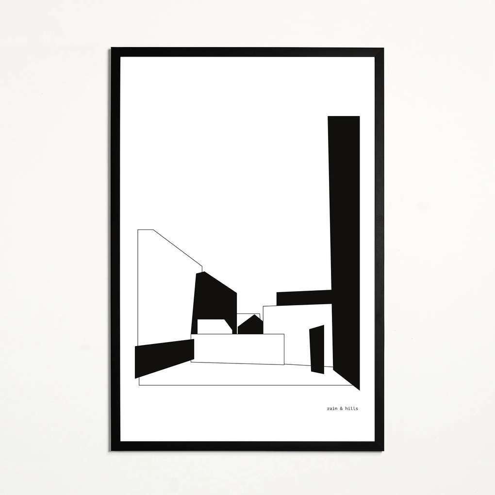 Ondřej Tejkl | Between Structures Rám: Černý, Velikost: 60 x 40 cm