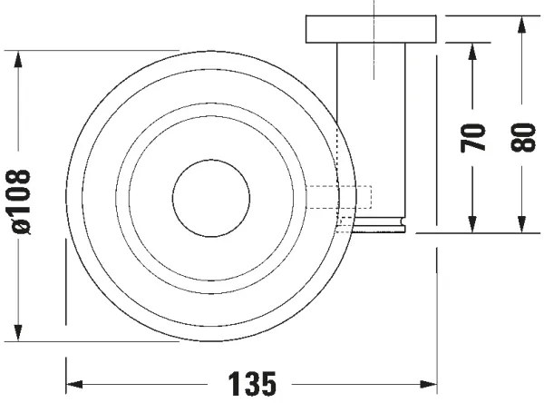 Duravit 99174600 - Nástěnná mýdlenka D-CODE levá matná černá