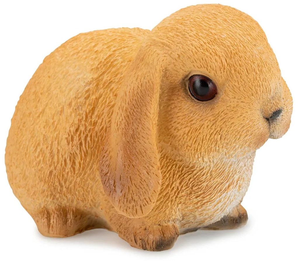 Zahradní figurka z polyresinu Bunny, 16 cm, hnědá