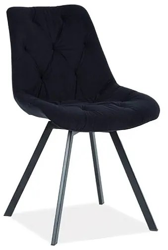 Jídelní židle VALENTE Velvet, 50x84x43, mat velvet 99