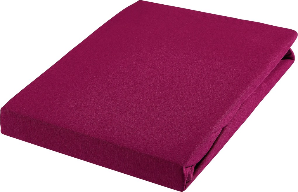 XXXLutz ELASTICKÉ PROSTĚRADLO, žerzej, bobulová, 140-160/200-220 cm Novel - Prostěradla - 005054003113
