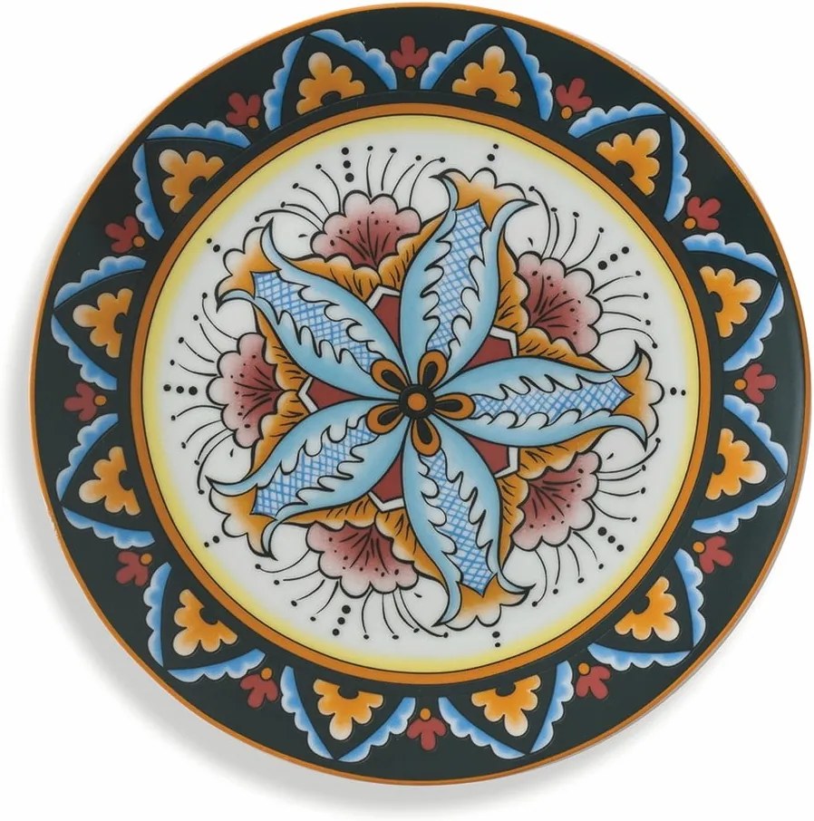 18dílný set barevného nádobí z porcelánu a kameniny Villa d'Este Renaissance