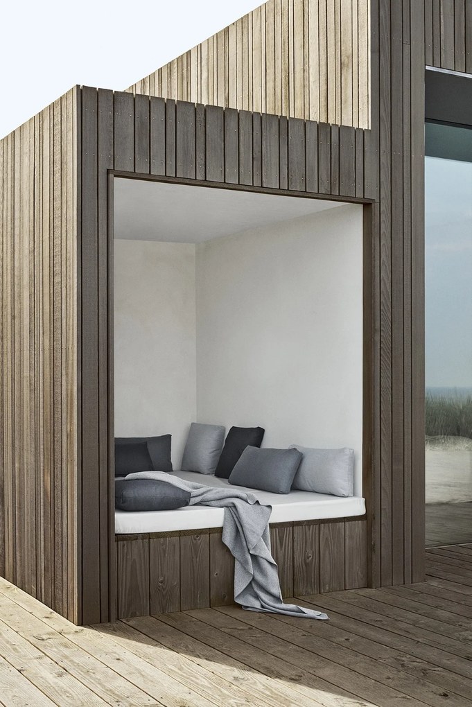 Venkovní polštář Blomus STAY 70x30cm hnědošedý