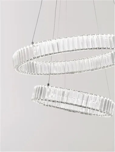 Závěsné LED svítidlo NOVA LUCE AURELIA 46W 3500K 9333068 stmívatelné Triac