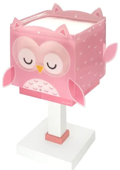 Dalber 64481N - LED Dětská lampička LITTLE OWL 1xG4/4W/230V růžová