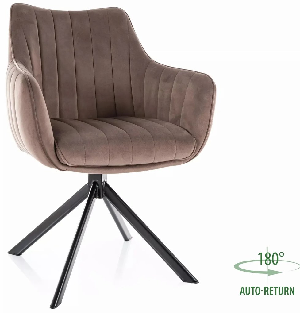 Otočné jídelní křeslo Azalia Velvet - výběr z 4 provedení