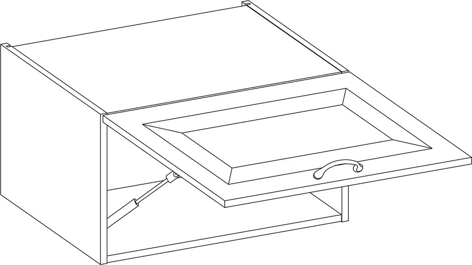 MODENA | horní skříňka 60 GU-36 1F výklopná | 60 cm | artisan
