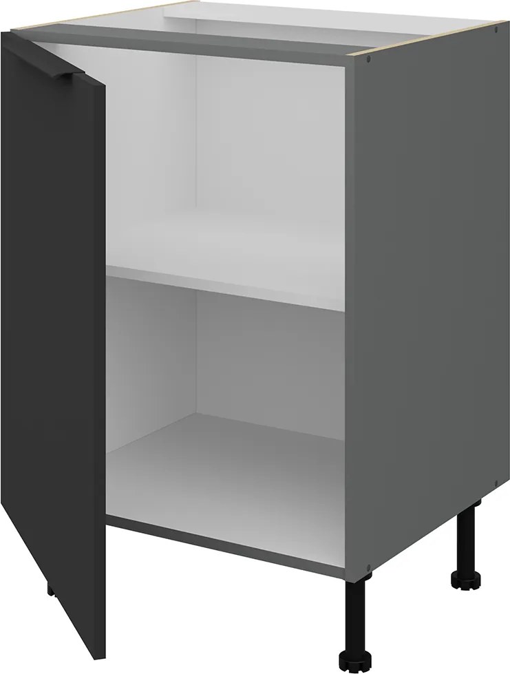 Kuchyňská linka ARIA ab | 300 cm | UNI dvířka | EXTRA VYSOKÁ | ANTIFINGER povrch | antracit/černá