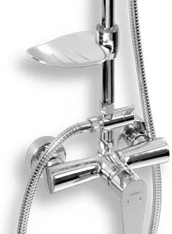 Novaservis Sprchové soupravy - Titania Fresh sprchový set s baterií, horní připojení sprchy, chrom, SET040/96,0