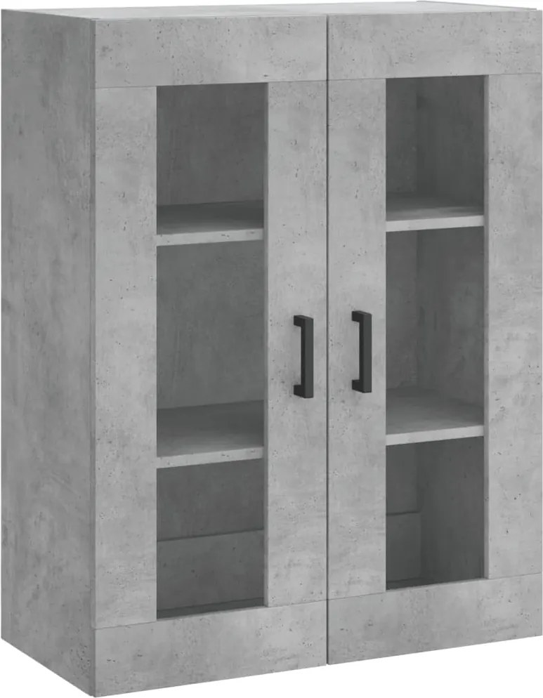 Skříň highboard betonově šedá 69,5x34x180 cm kompozitní dřevo 3198533