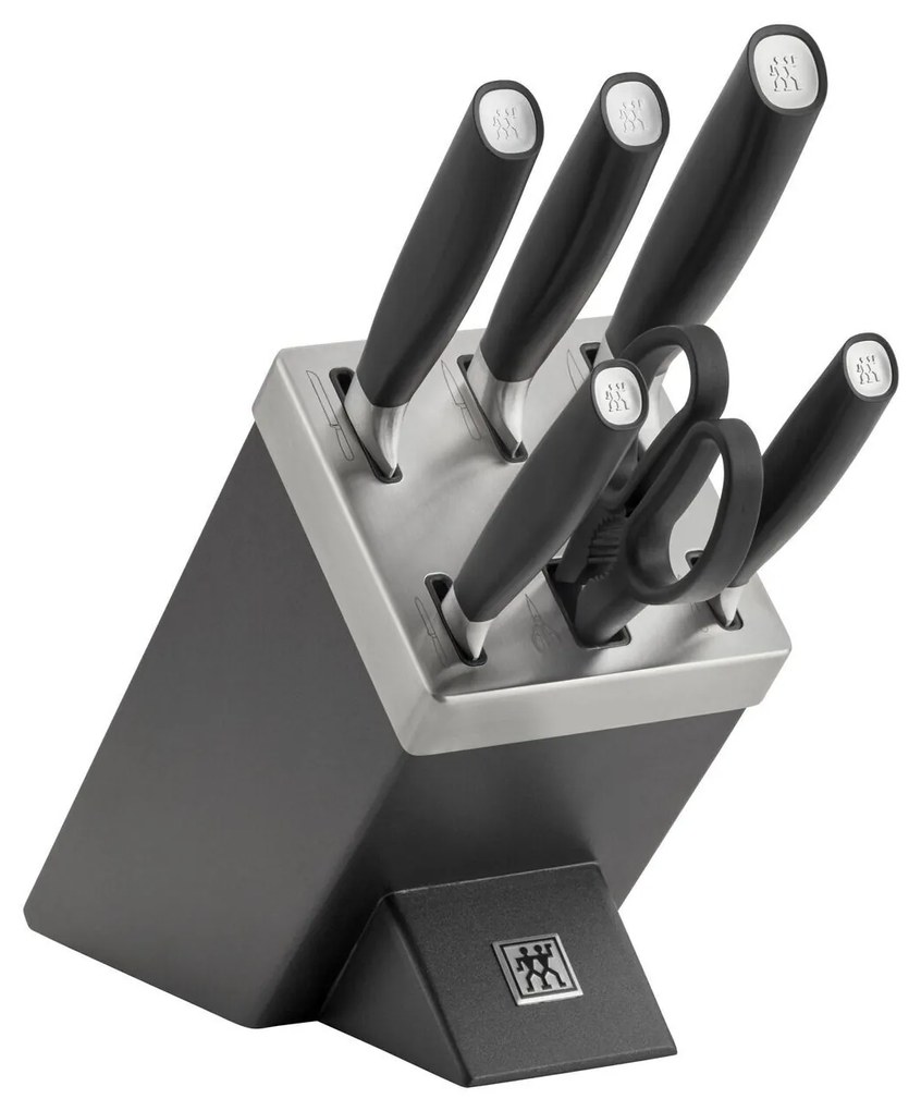 Zwilling All Star samoostřící blok s noži 7 ks, antracitový, 33780-500