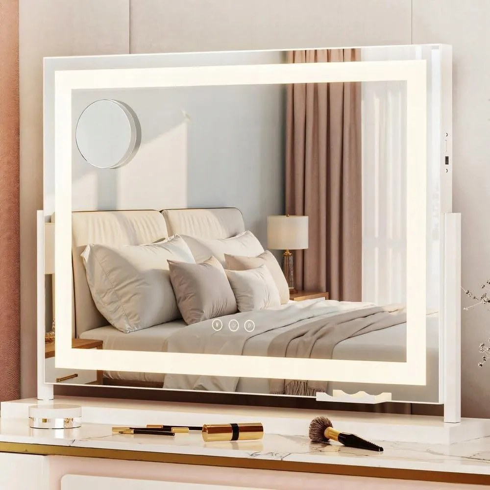 LED zrcadlo 58 × 46 cm