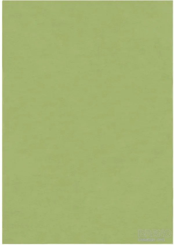 Breno Kusový koberec COLOR UNI Dark Green, 140x200 cm, Zelená