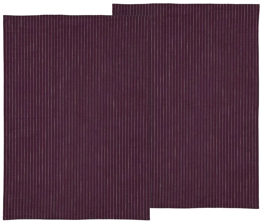 Södahl Kuchyňská utěrka 50x70 Line (sada 2 ks) Purple