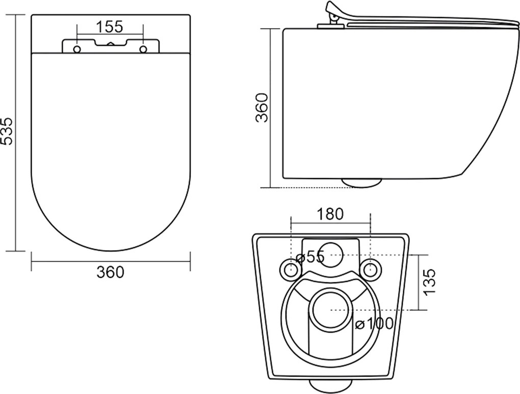Alcaplast AM102/1120 Jádromodul komplet do bytových jader se závěsným WC RIMLESS Carlo