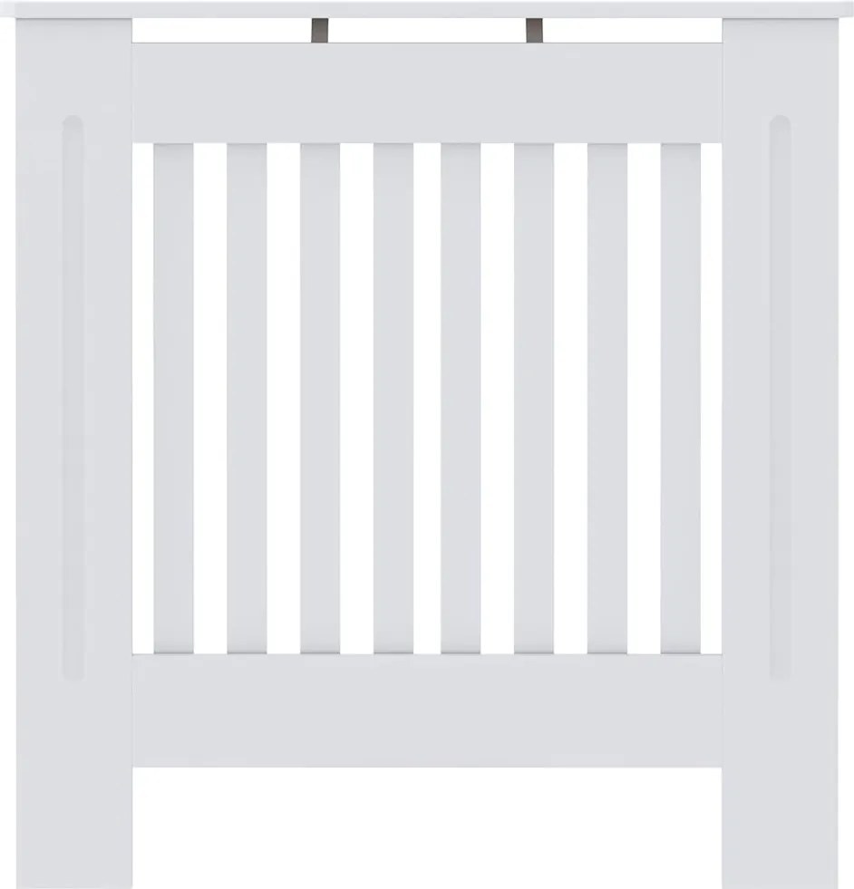 Kryt radiátoru 2 ks Bílá 78 x 19 x 81,5 cm Kompozitní dřevo 3403241