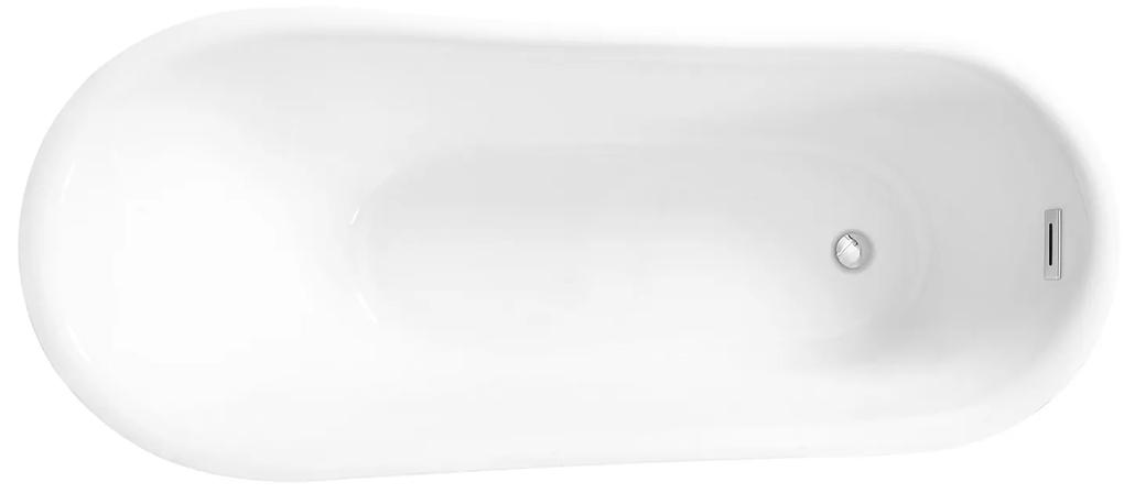 BESCO Volně stojící vana CALIMA bílá Barva - Bílá, Barva sifonu - Zlatá, Rozměr vany - 170 × 74 cm - VANCALIM170Z