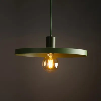 Závěsná lampa SILA GREEN PEAPOD fi 44,5 cm.
