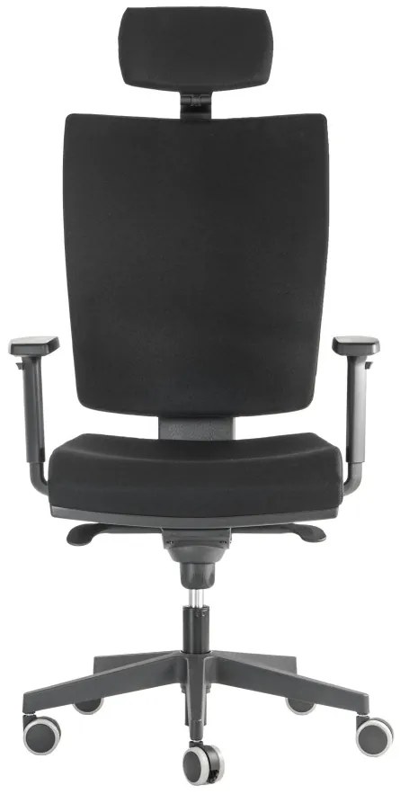 ALBA Ergonomická kancelářská židle ZERAFINE - černá látka