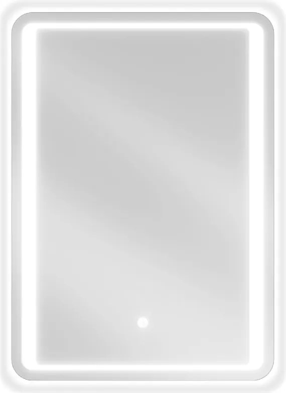 Mexen Zusa, LED koupelnové zrcadlo s podsvícením 50x70 cm, 6000K, ochrana proti zamlžování, 9808-050-070-611-00