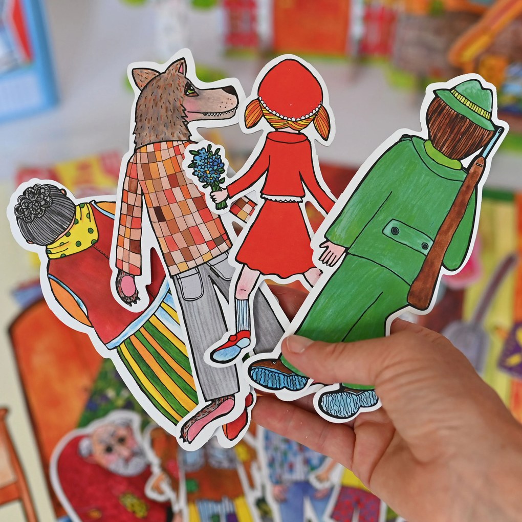 MARIONETINO Červená Karkulka - Loutková pohádka DÁRKOVÁ KRABIČKA: Baleno v krabičce.