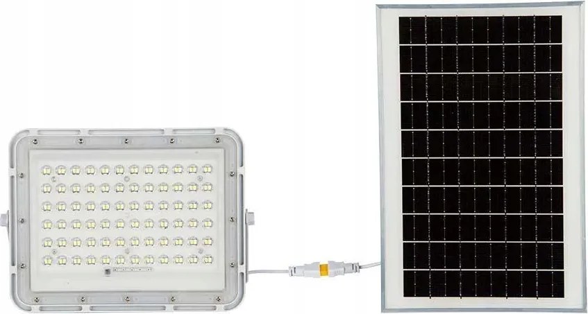 15W solární Led halogenový zářič s dálkovým ovládáním, neutrální bílé světlo V-tac