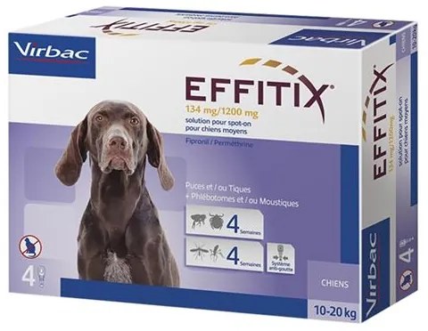 Effitix Spot-on M a.u.v. 134mg/1200mg sol 4x2,2ml