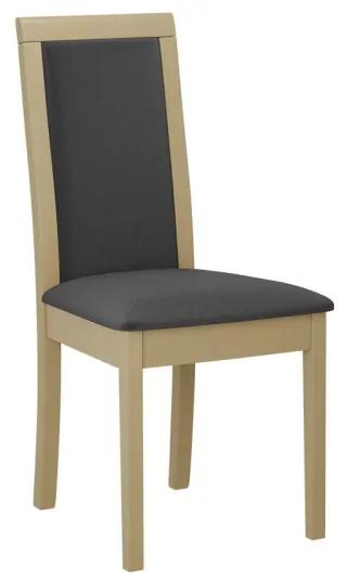 Čalouněná jídelní židle Heven IV, Barva dřeva: bílá, Potah: Hygge D91