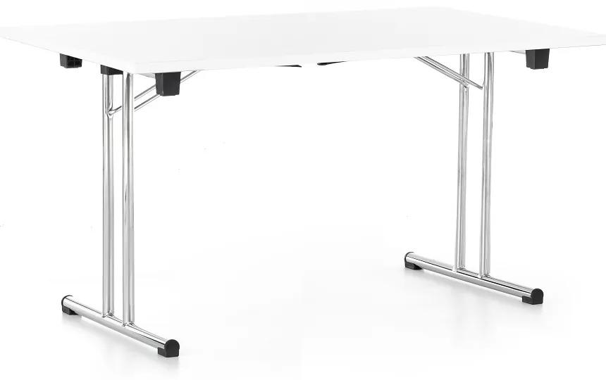 Skládací stůl 140 x 80 cm, bílá