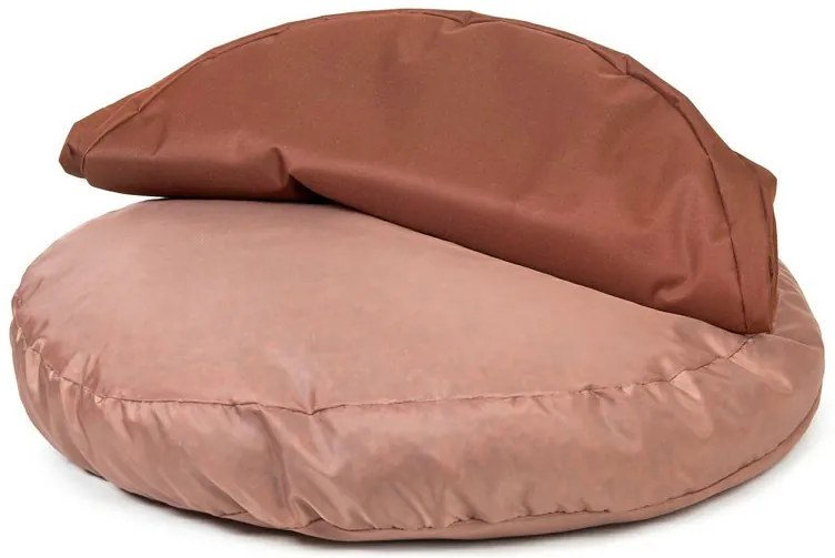 Pelech pro psy, kapsa, no. 110, hnědý s hnědou chlupatinou - č.1 průměr 60 cm